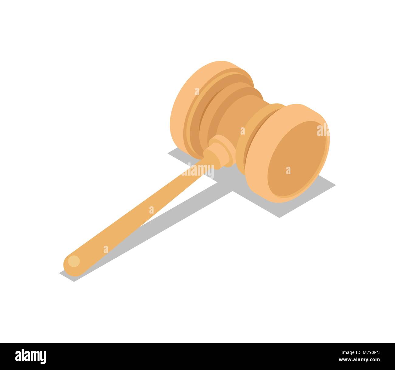 Auction gavel isometric 3D icon Stock Vector Image & Art - Alamy