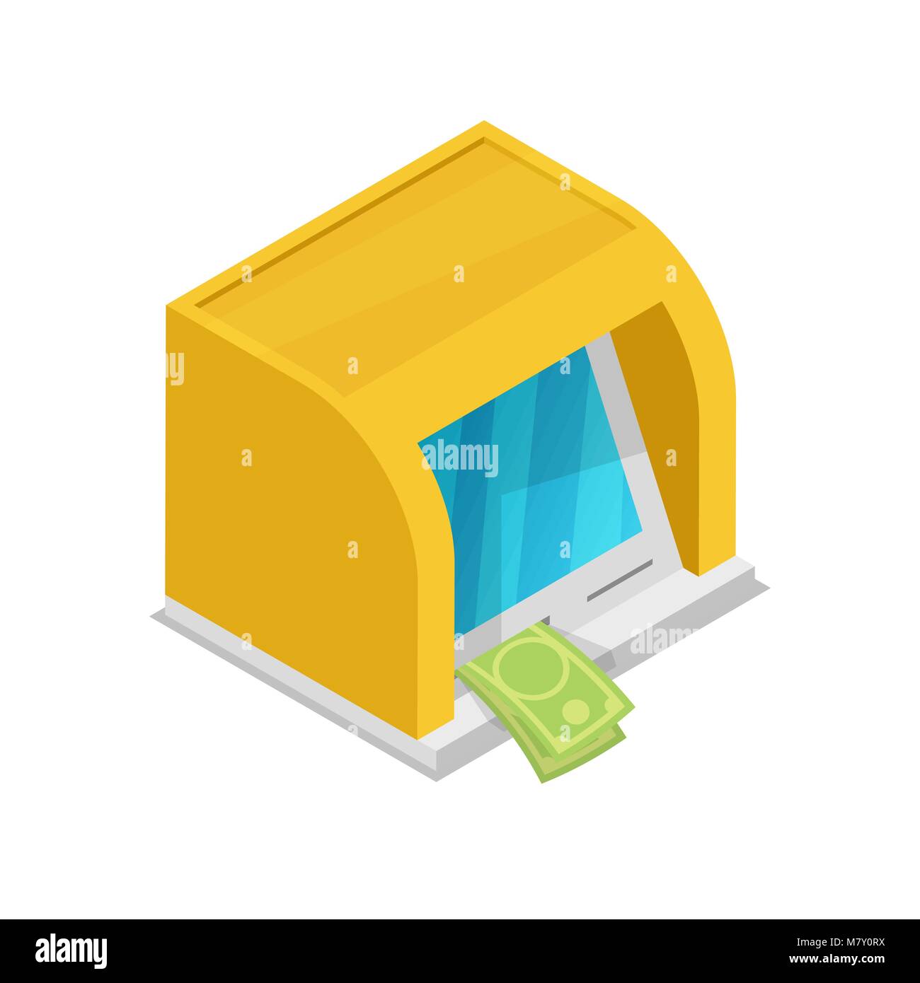 Atm money dispenser Cut Out Stock Images & Pictures - Alamy