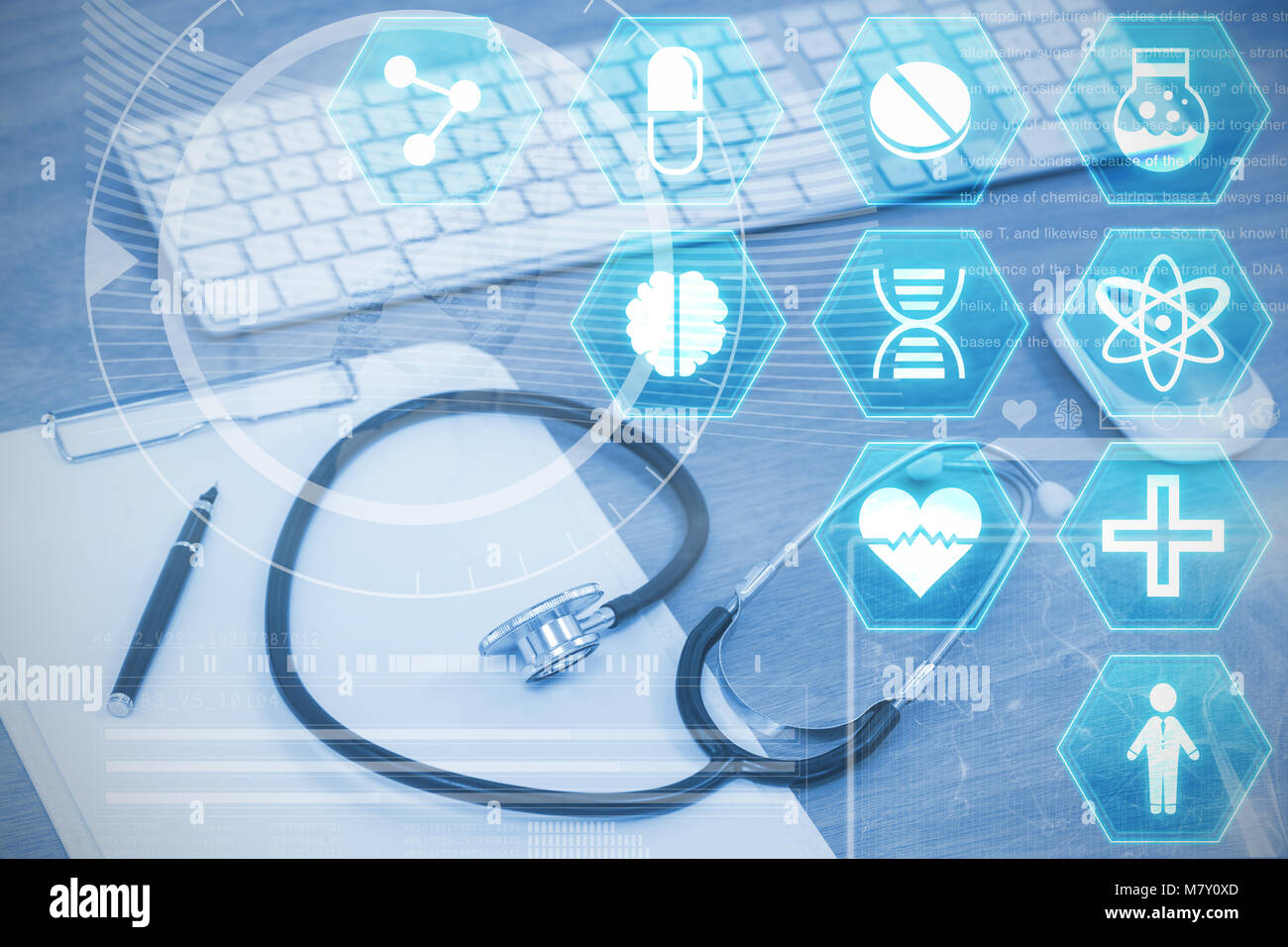 Composite image of medecine Stock Photo - Alamy