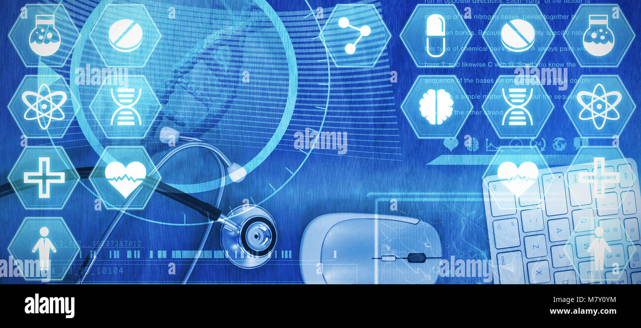 Composite image of medecine Stock Photo - Alamy
