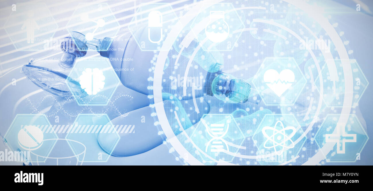 Composite image of medecine Stock Photo - Alamy