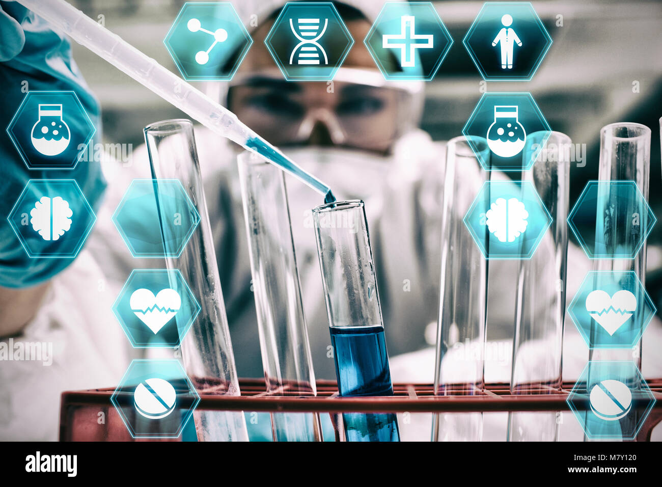 Composite image of medecine Stock Photo - Alamy