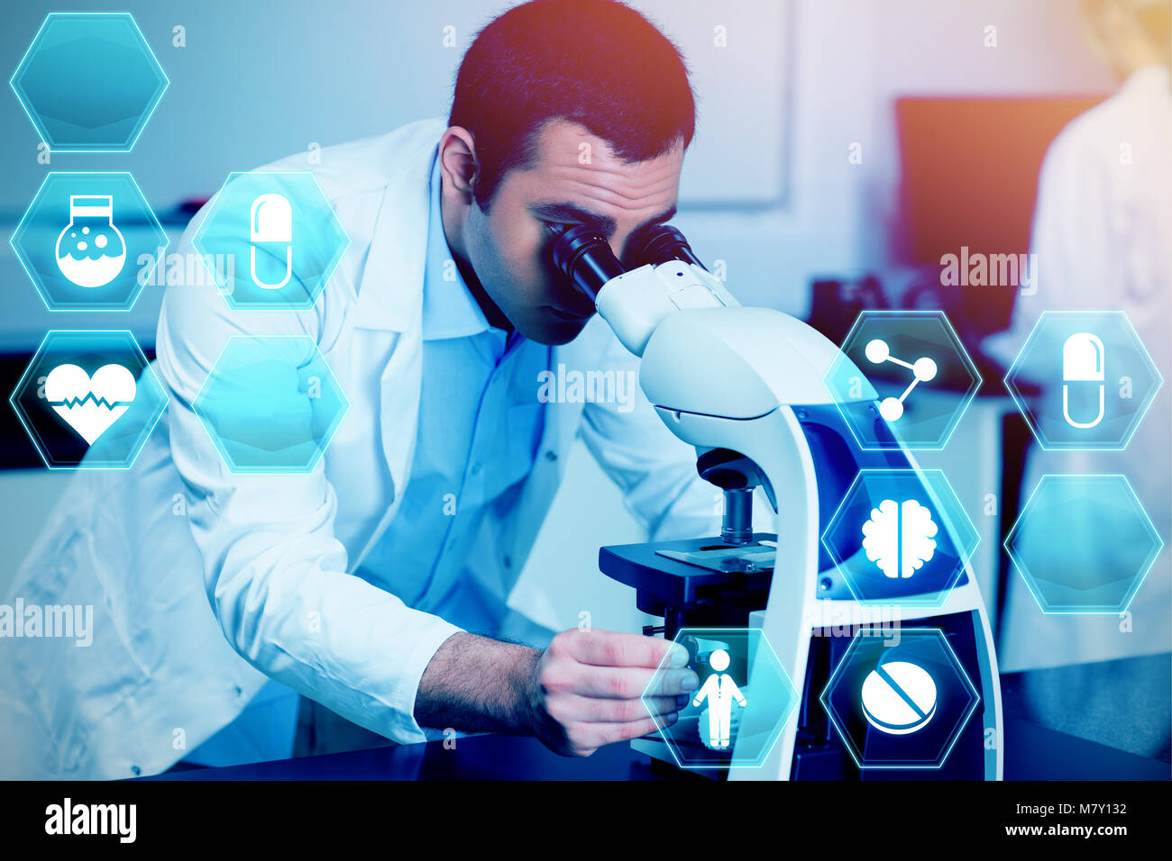 Composite image of medecine Stock Photo - Alamy