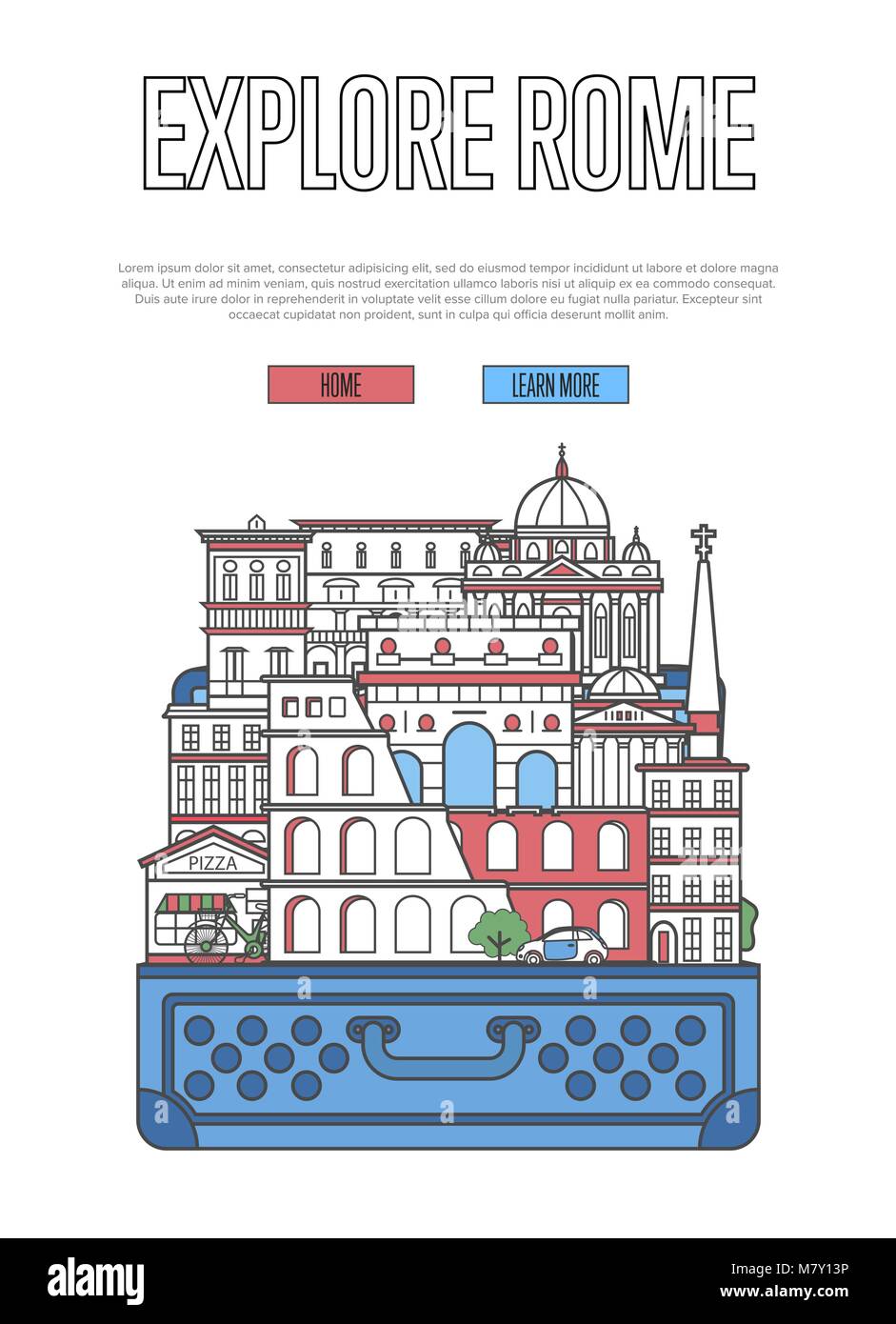 Rome open city poster hi-res stock photography and images - Alamy