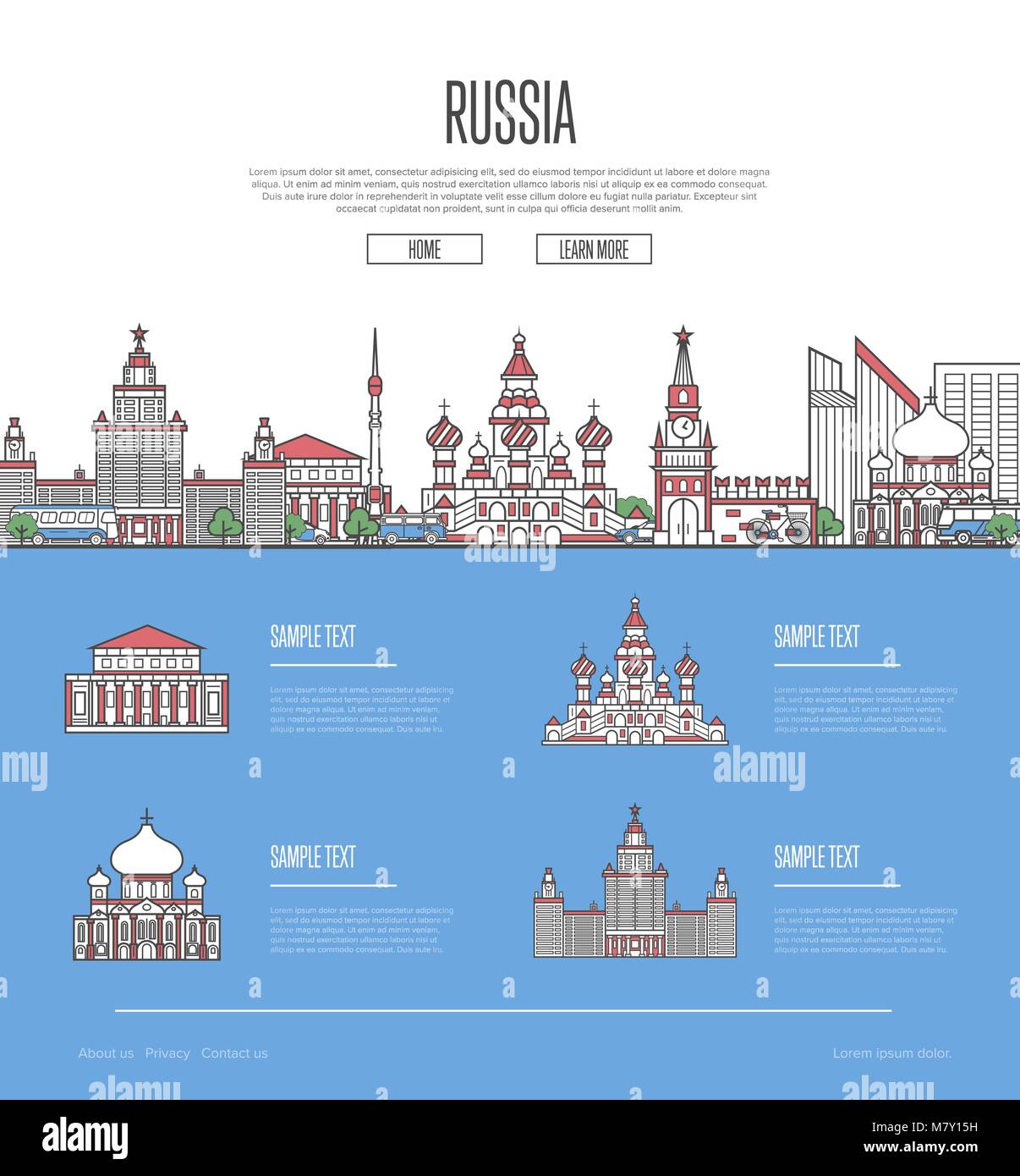 Moscow travel guide hi-res stock photography and images - Alamy