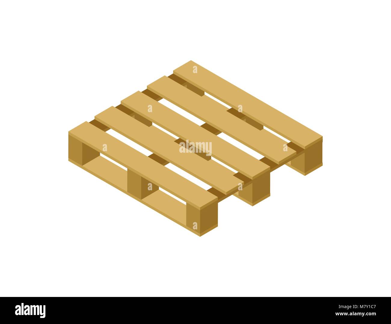 Wooden pallet isometric cargo hi-res stock photography and images - Alamy
