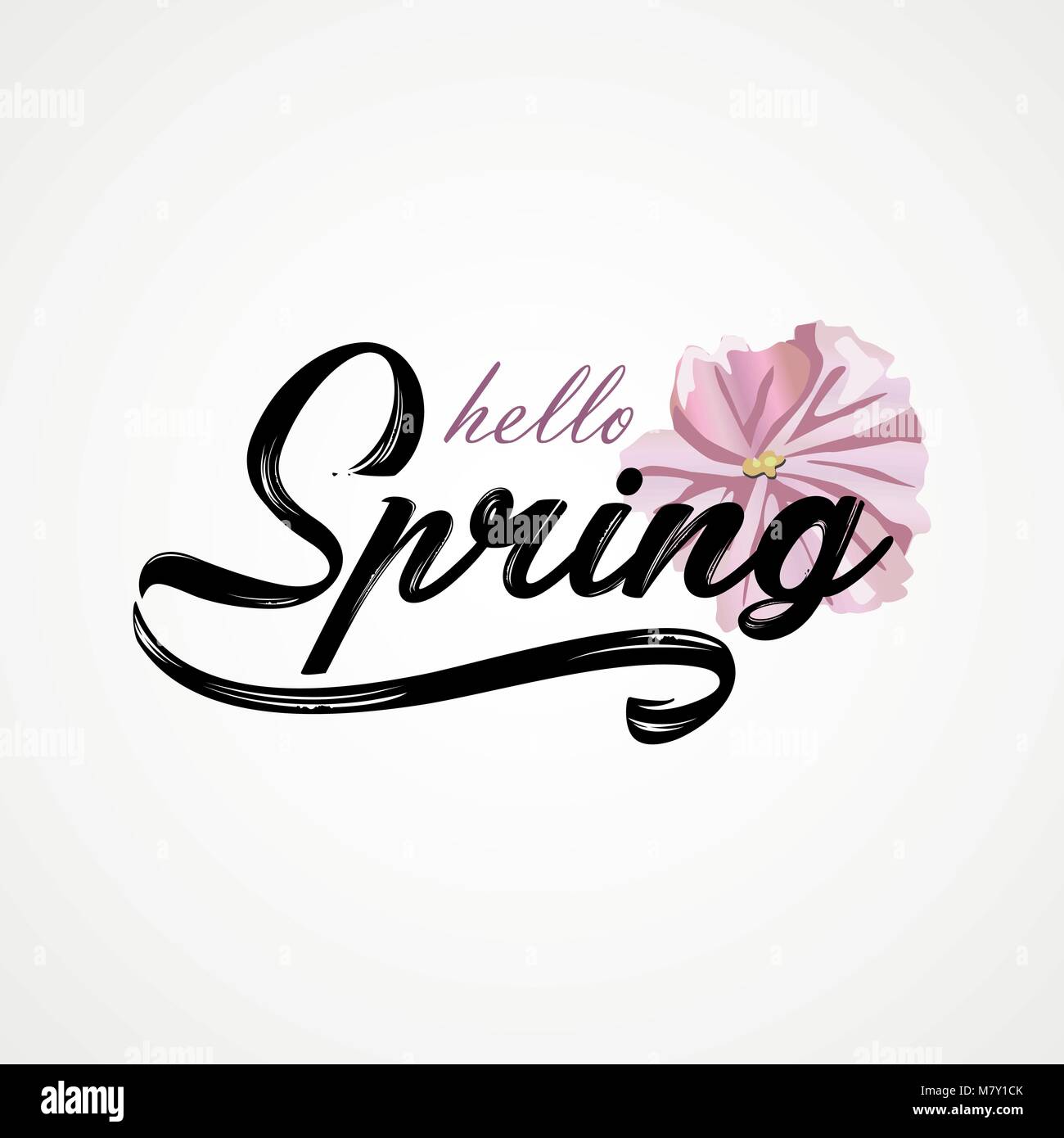 Spring season illustration Stock Vector Images - Alamy
