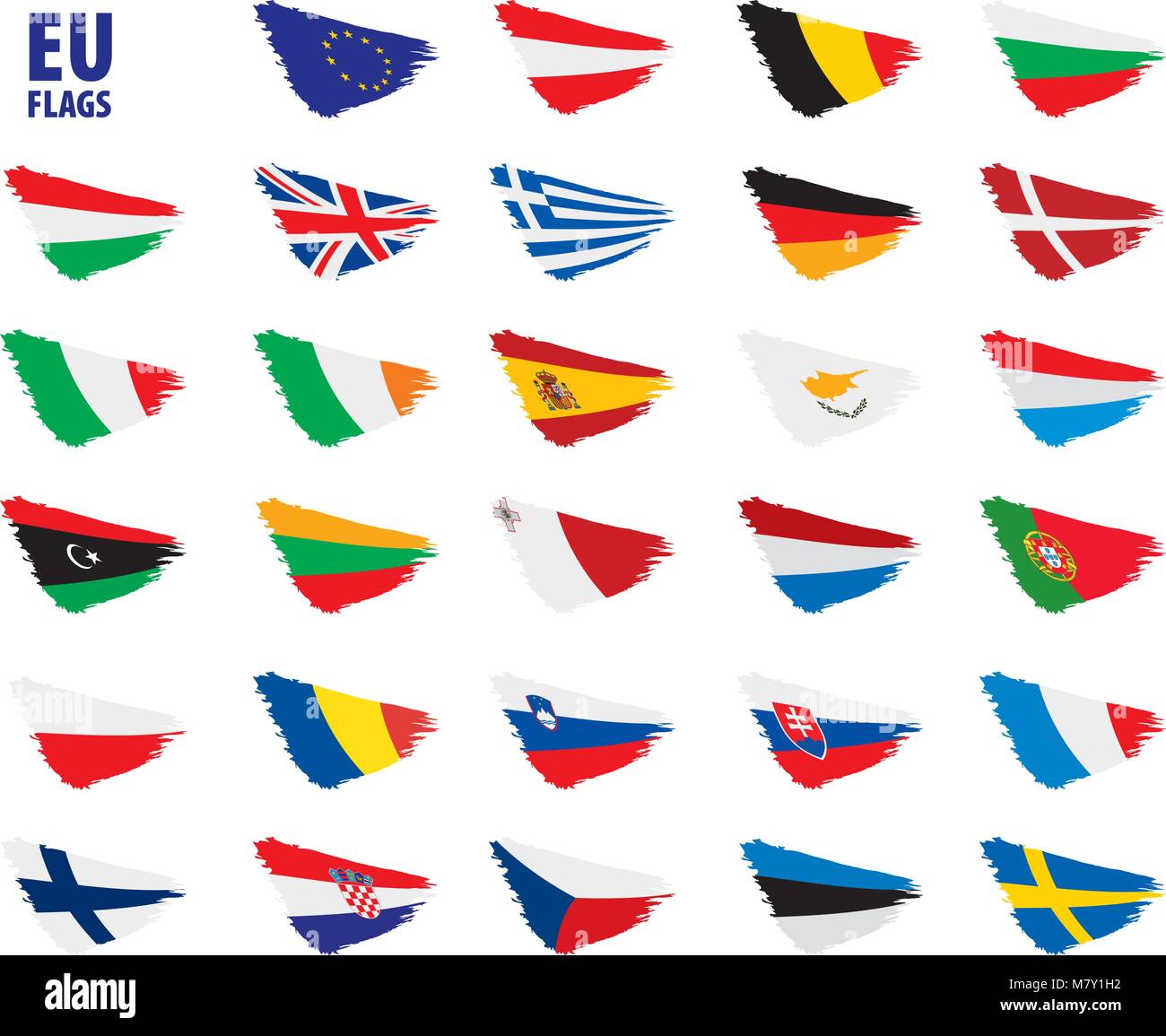 flags of the european union Stock Vector Image & Art - Alamy