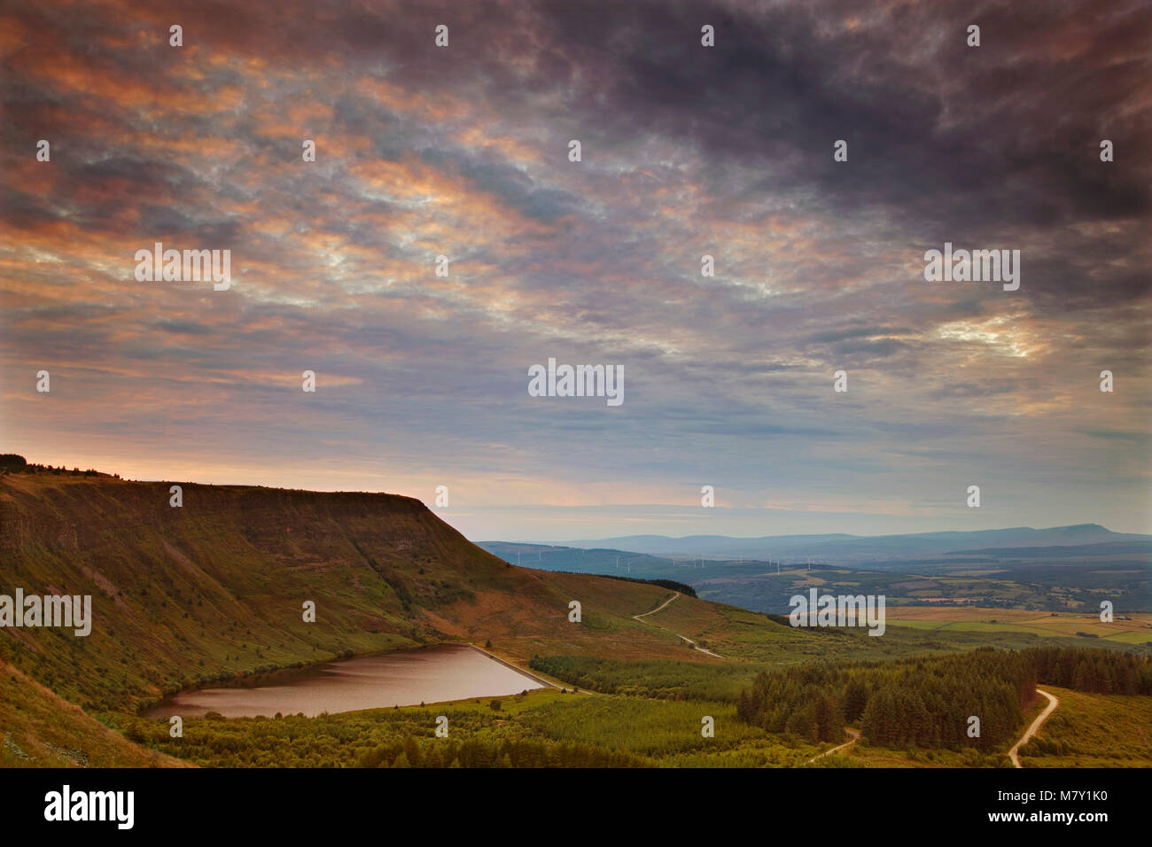 Craig y Llyn, Rhigos, Llyn Fawr, Rhondda, Wales, UK Stock Photo - Alamy