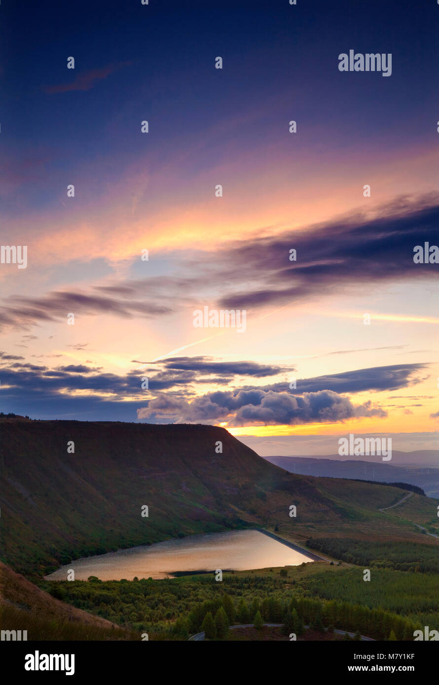Craig y Llyn, Rhigos, Llyn Fawr, Rhondda, Wales, UK Stock Photo - Alamy