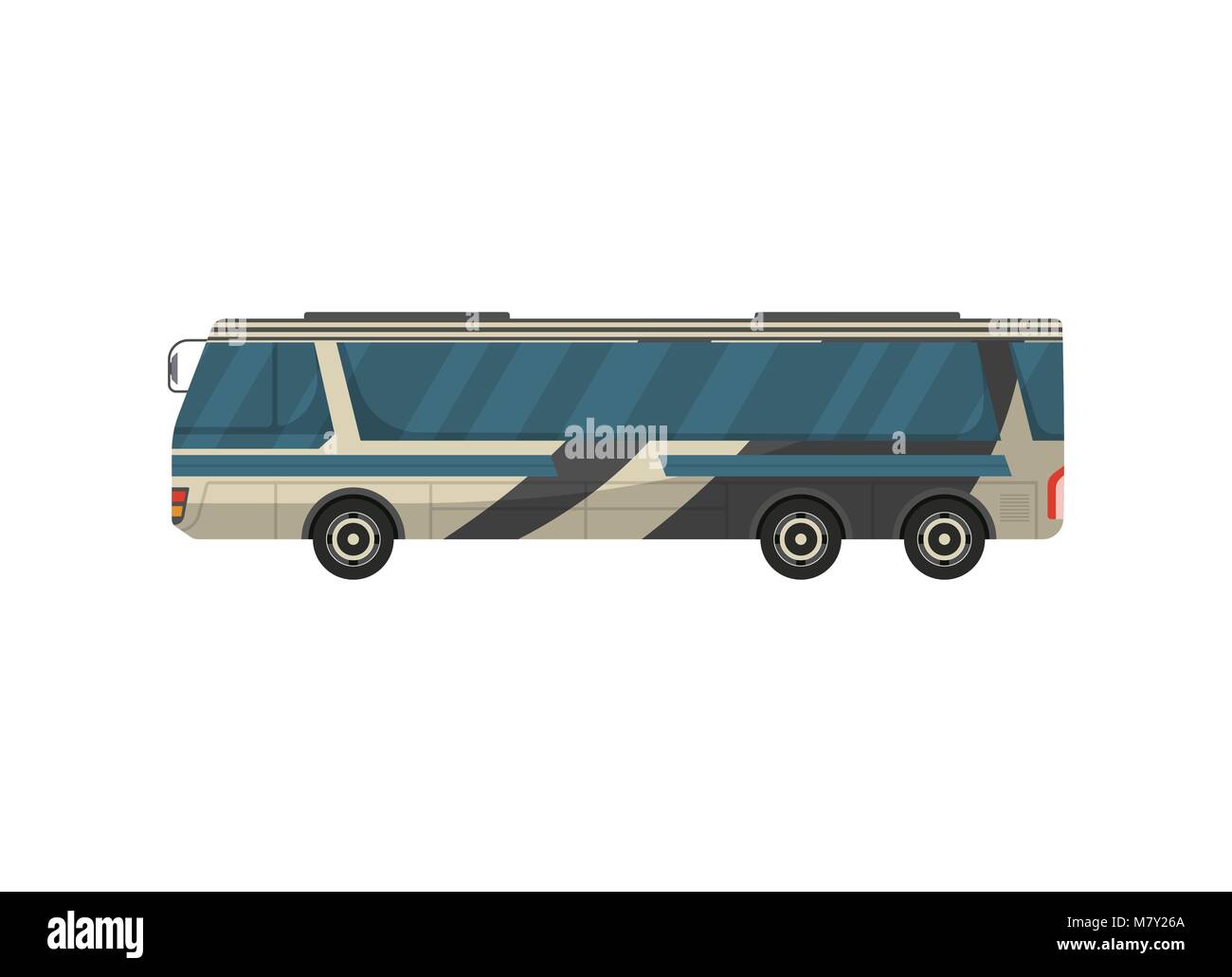 Passenger bus isolated vector icon Stock Vector Image & Art - Alamy