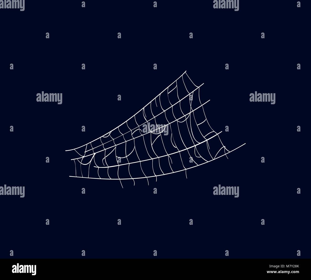 Realistic spiderweb isolated vector icon Stock Vector Image & Art - Alamy
