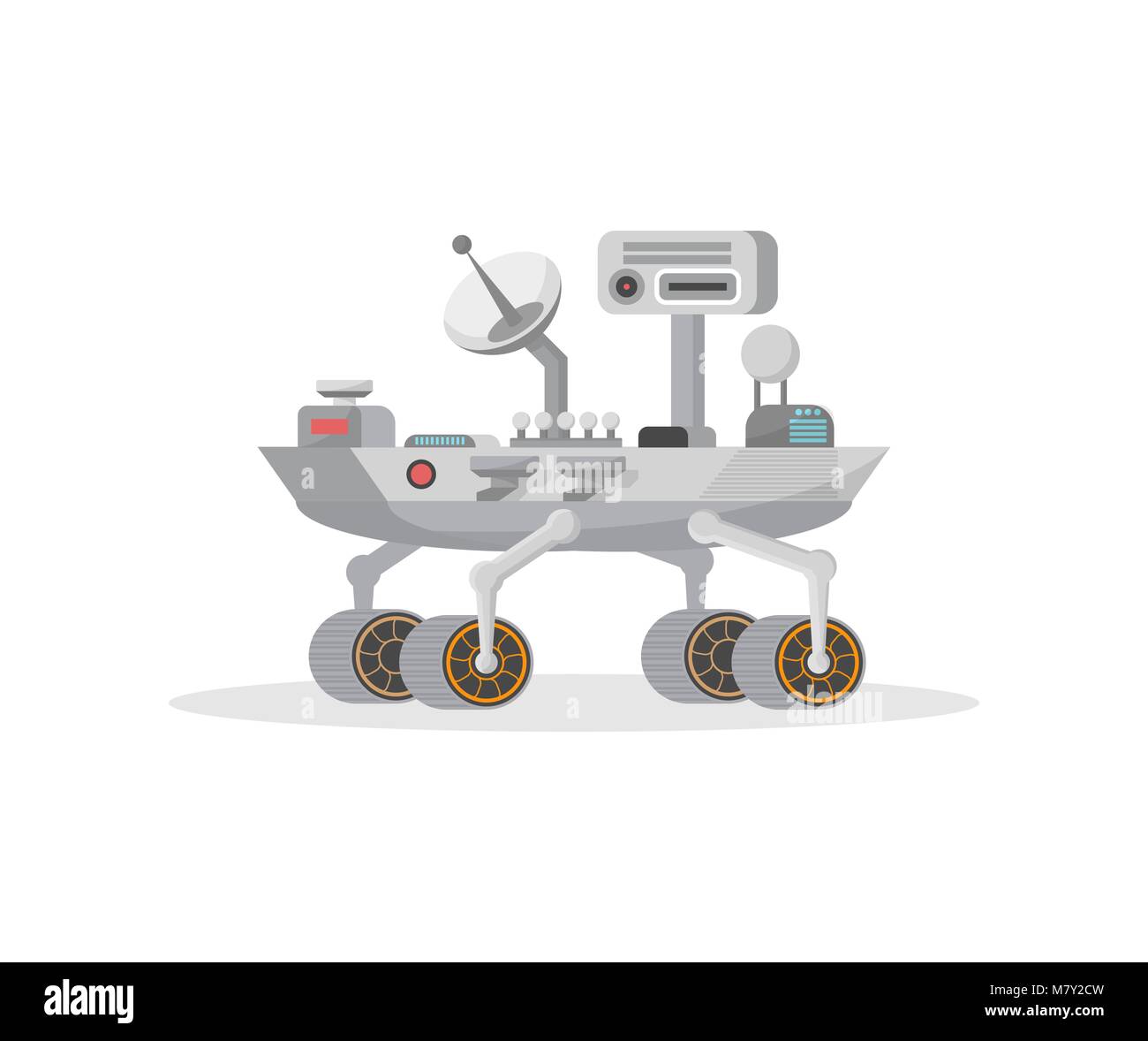 Mars explorer curiosity Stock Vector Images - Alamy