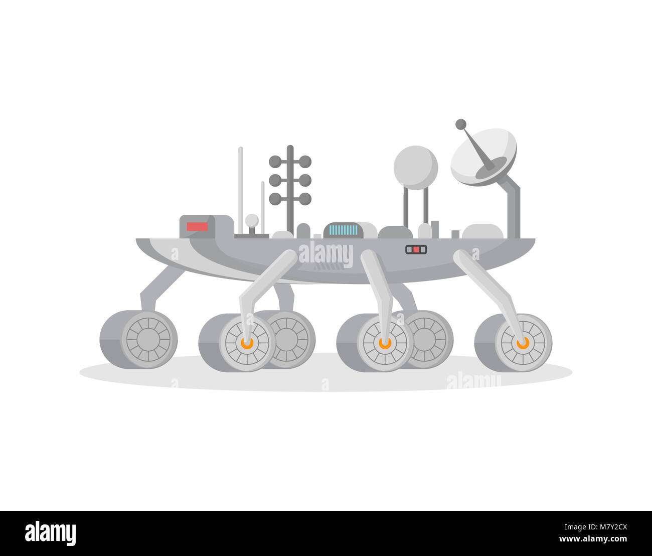 Mars exploration rover isolated vector icon Stock Vector Image & Art ...