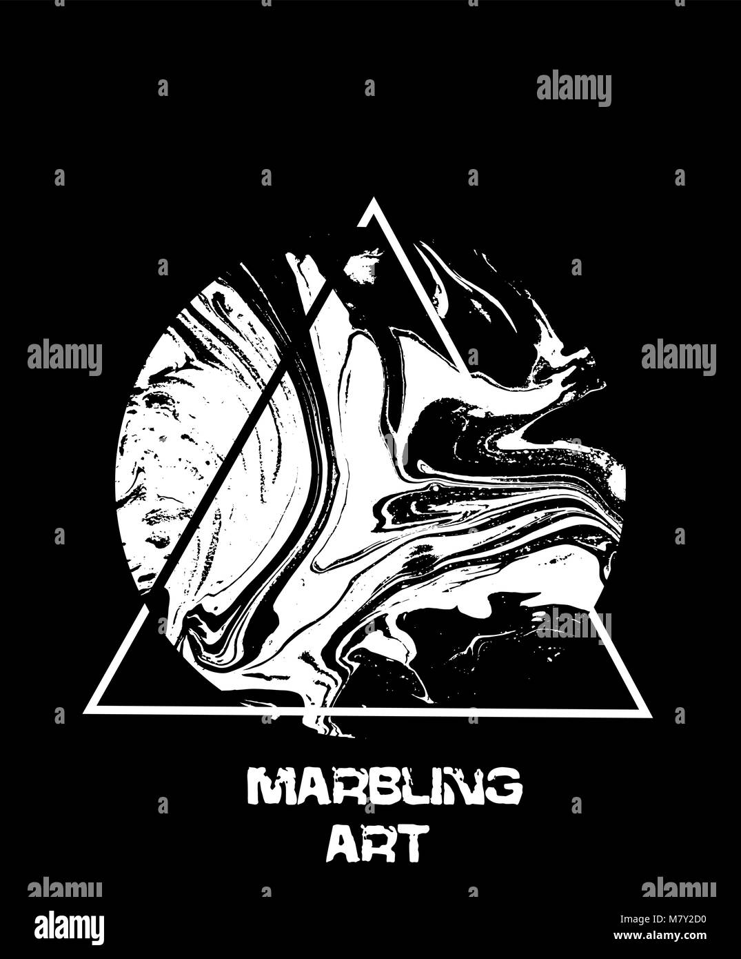 Agate surface background black Stock Vector Images - Alamy