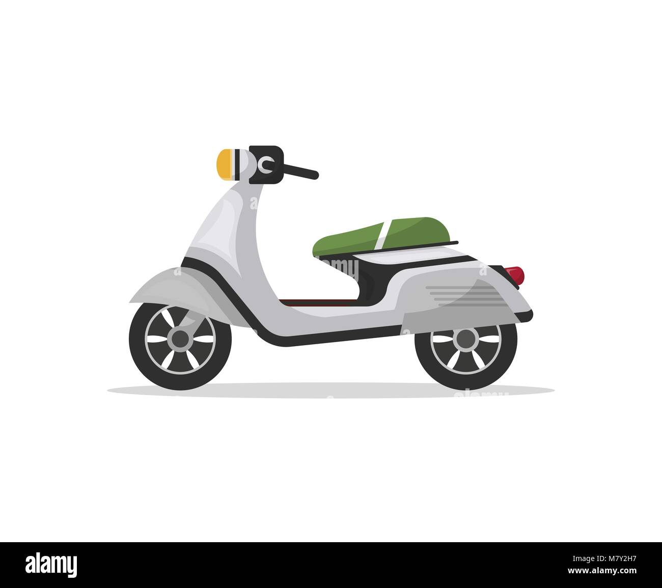Modern moped isolated vector icon Stock Vector Image & Art - Alamy