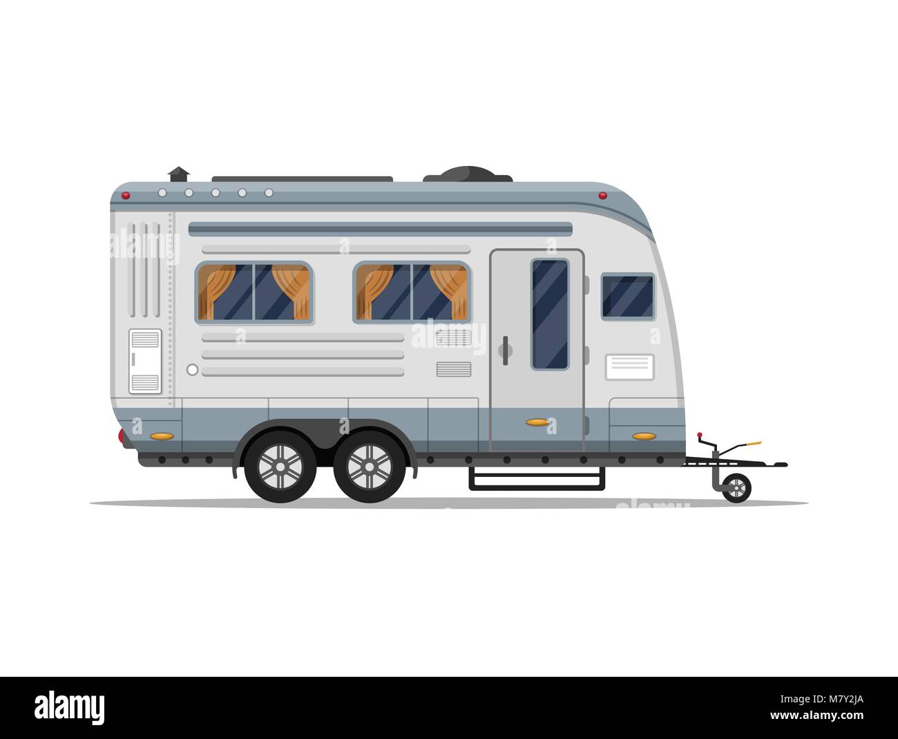Mobile home isolated vector icon Stock Vector Image & Art - Alamy