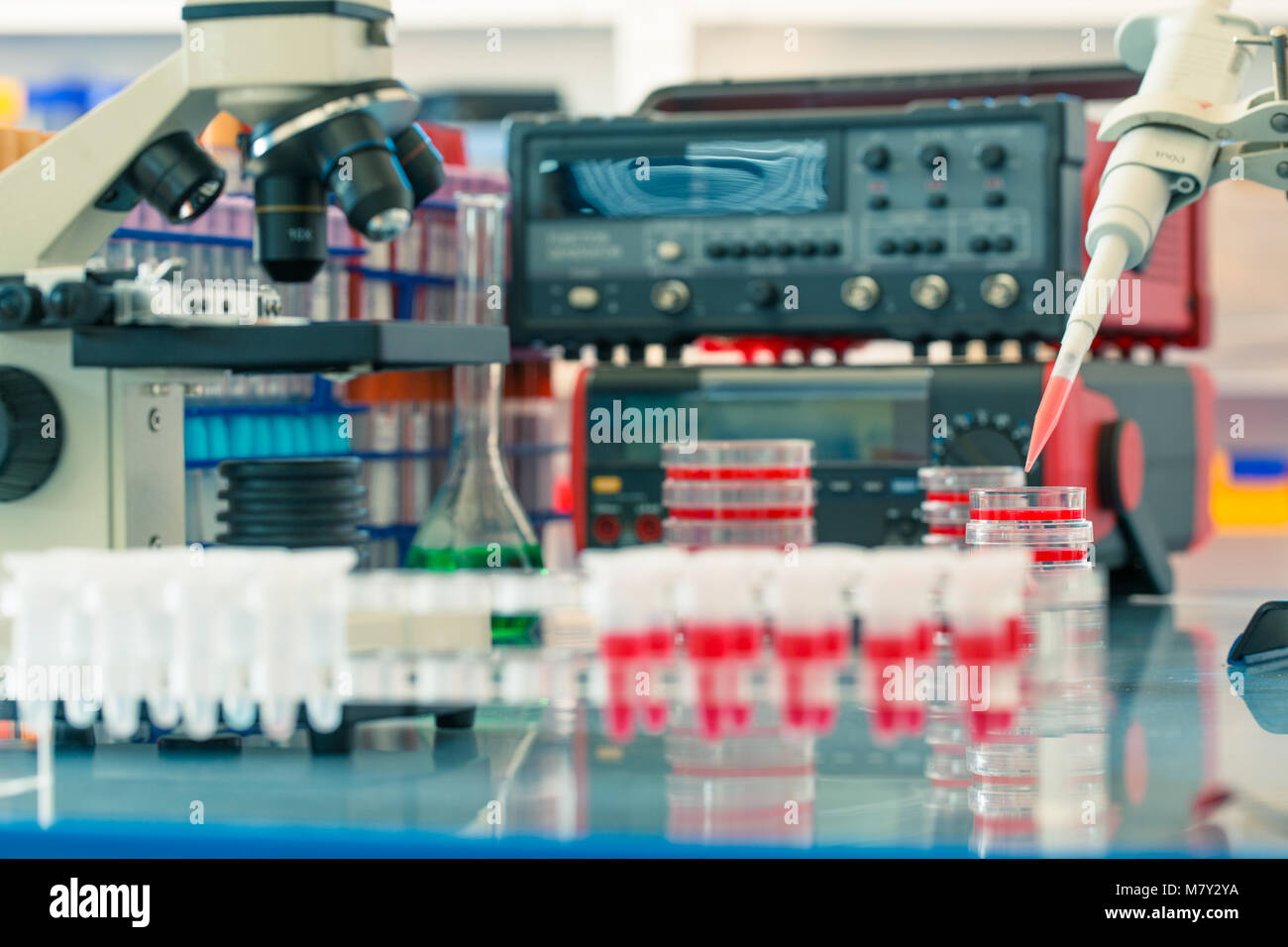 Laboratory of polymer chemistry Stock Photo - Alamy