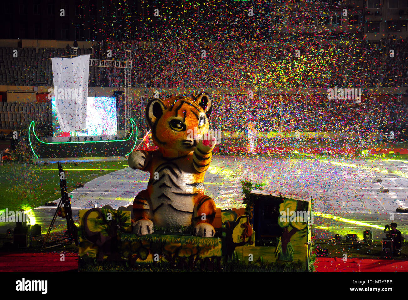 fireworks in Bangabandhu National Stadium Stock Photo - Alamy