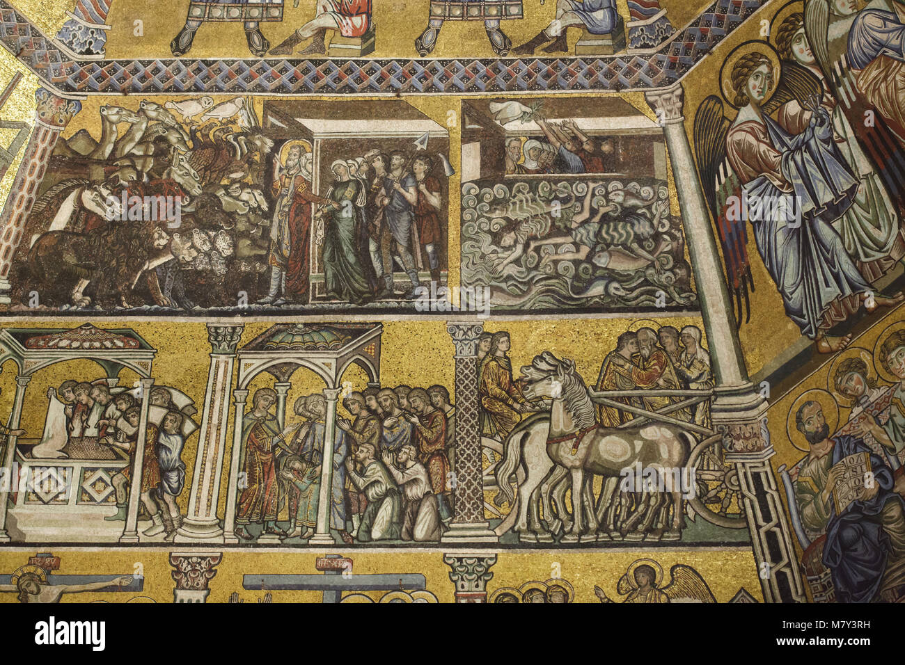 Scenes from the Book of Genesis and the Stories of Joseph depicted in ...