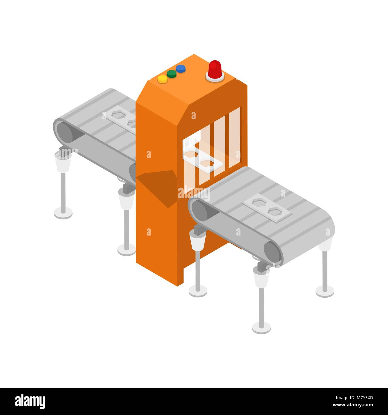 Modern production line isometric 3D icon Stock Vector Image & Art - Alamy