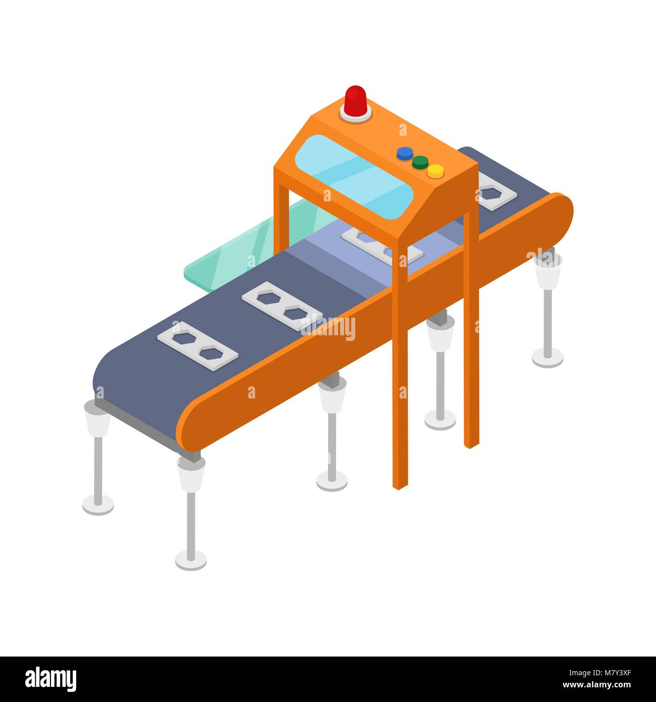 The assembly line Cut Out Stock Images & Pictures - Alamy