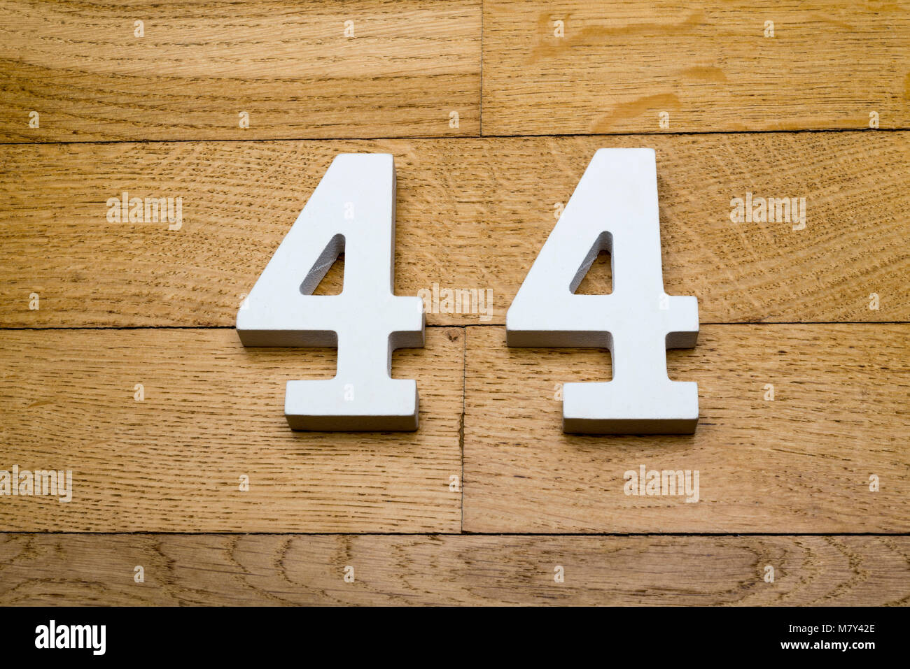 Number forty four 44 four 4 hi-res stock photography and images - Alamy
