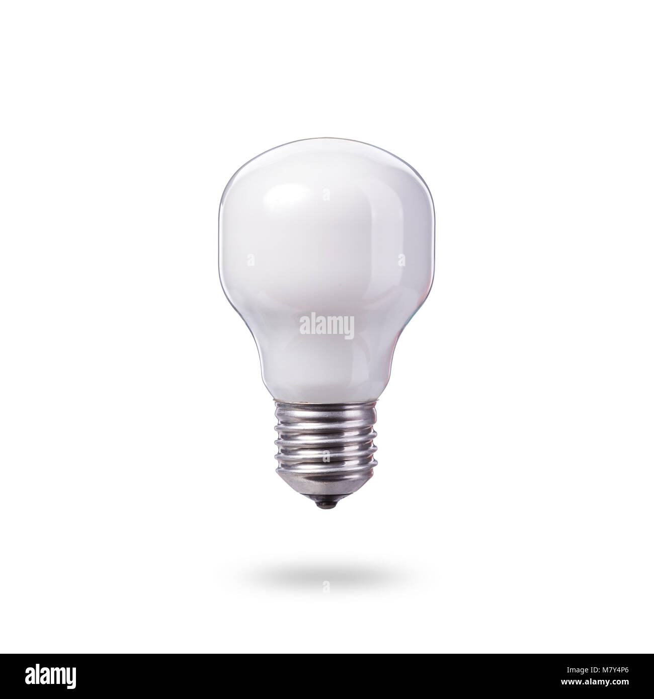 White new home light bulbs. Studio shot isolated on white background ...