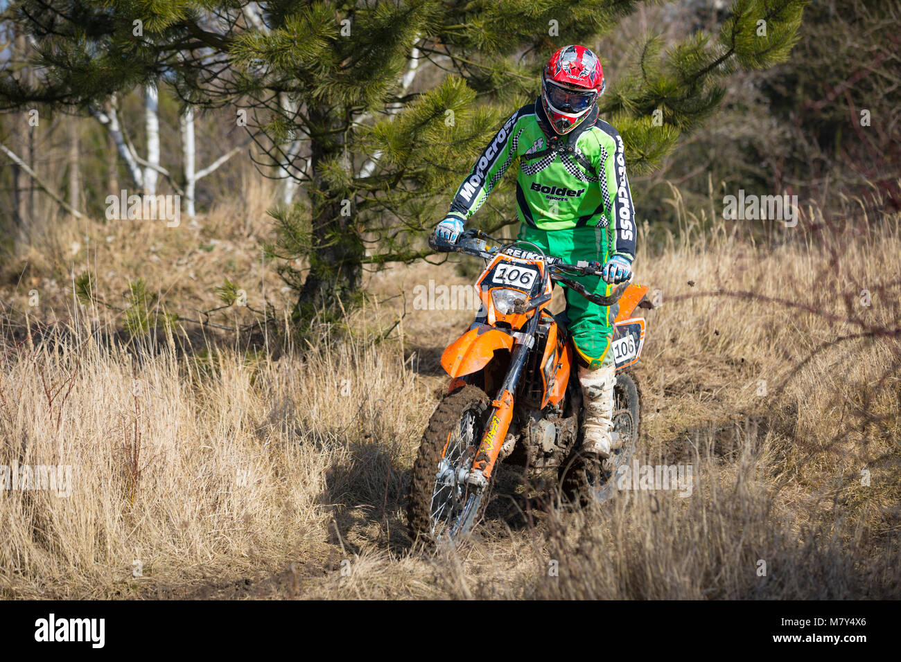 Off road motocross rider hi-res stock photography and images - Alamy