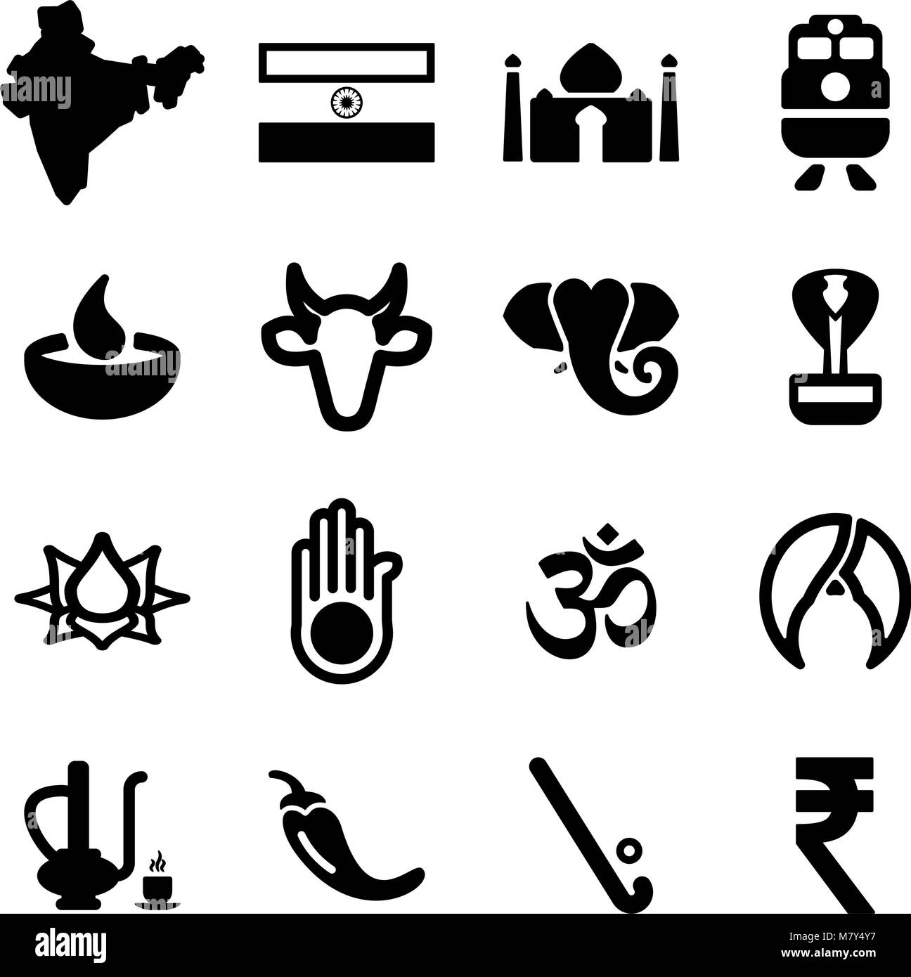 India black cow Cut Out Stock Images & Pictures - Alamy