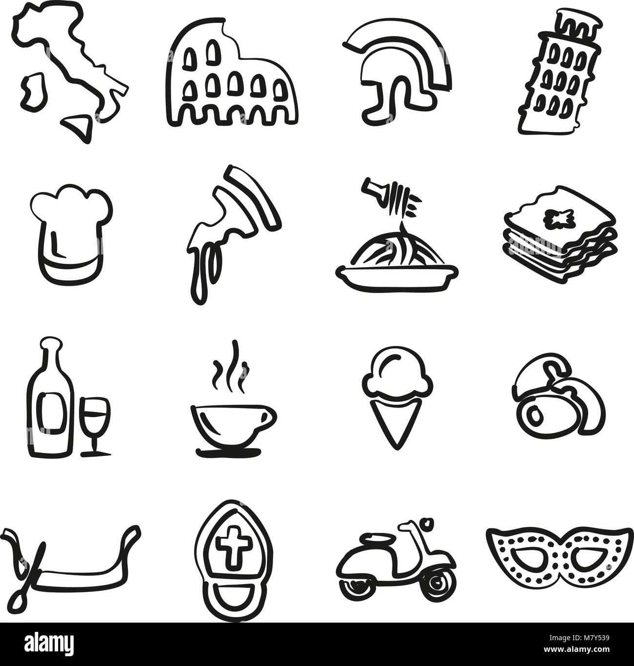 Vespa italy Stock Vector Images - Alamy