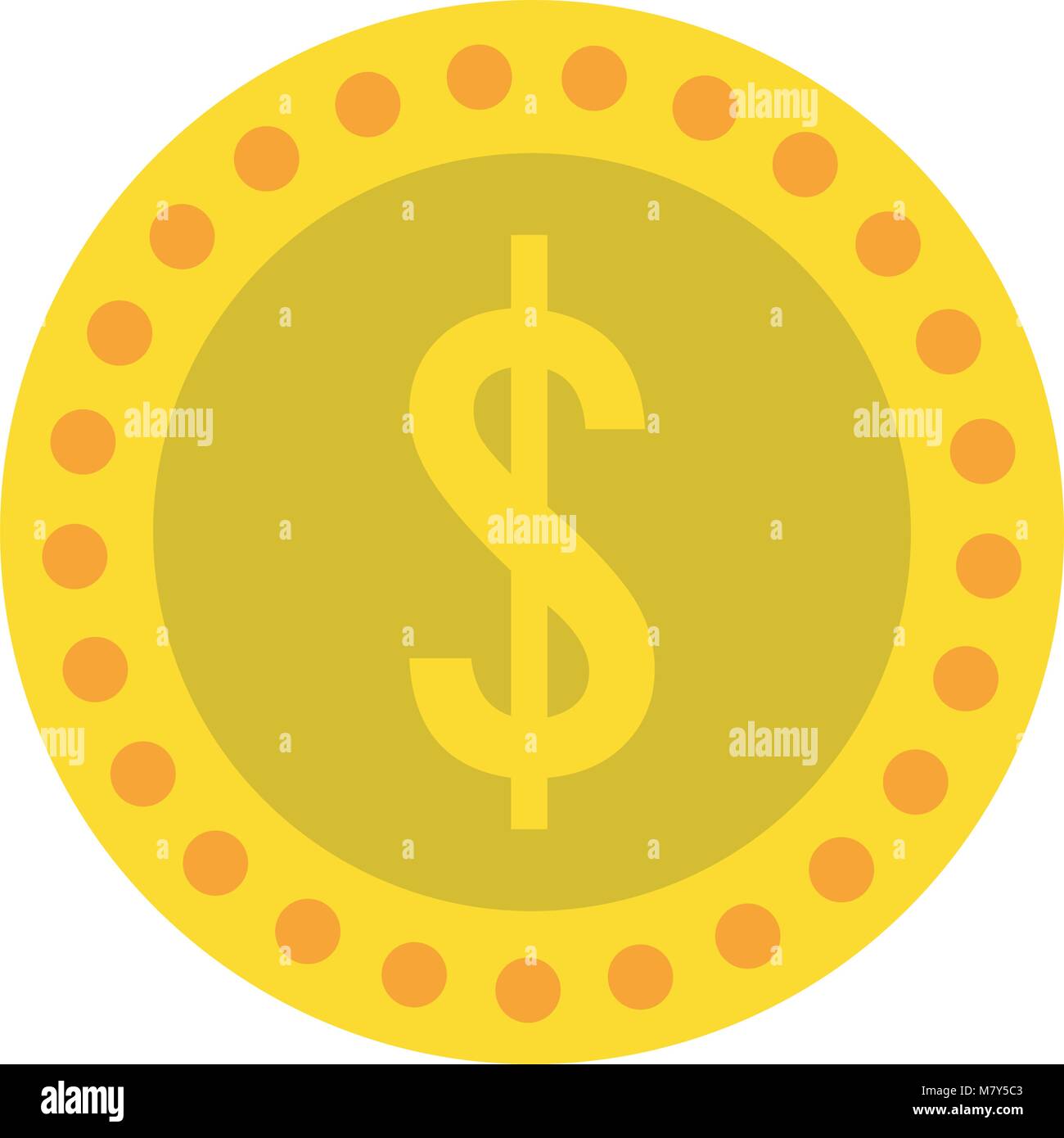 Money coin cartoons vector illustration graphic design Stock Vector ...