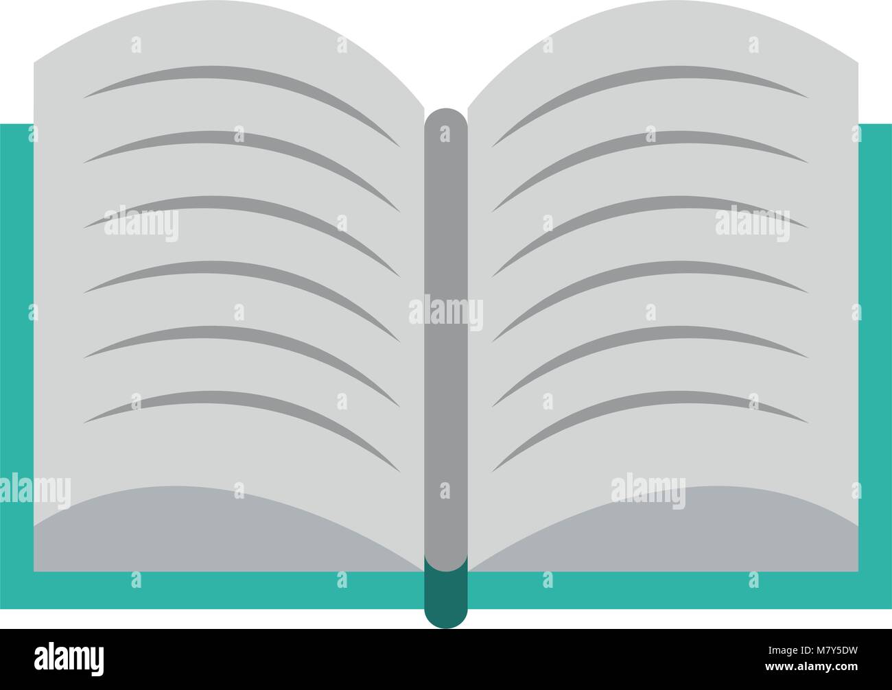 Book open symbol vector illustration graphic design Stock Vector Image ...