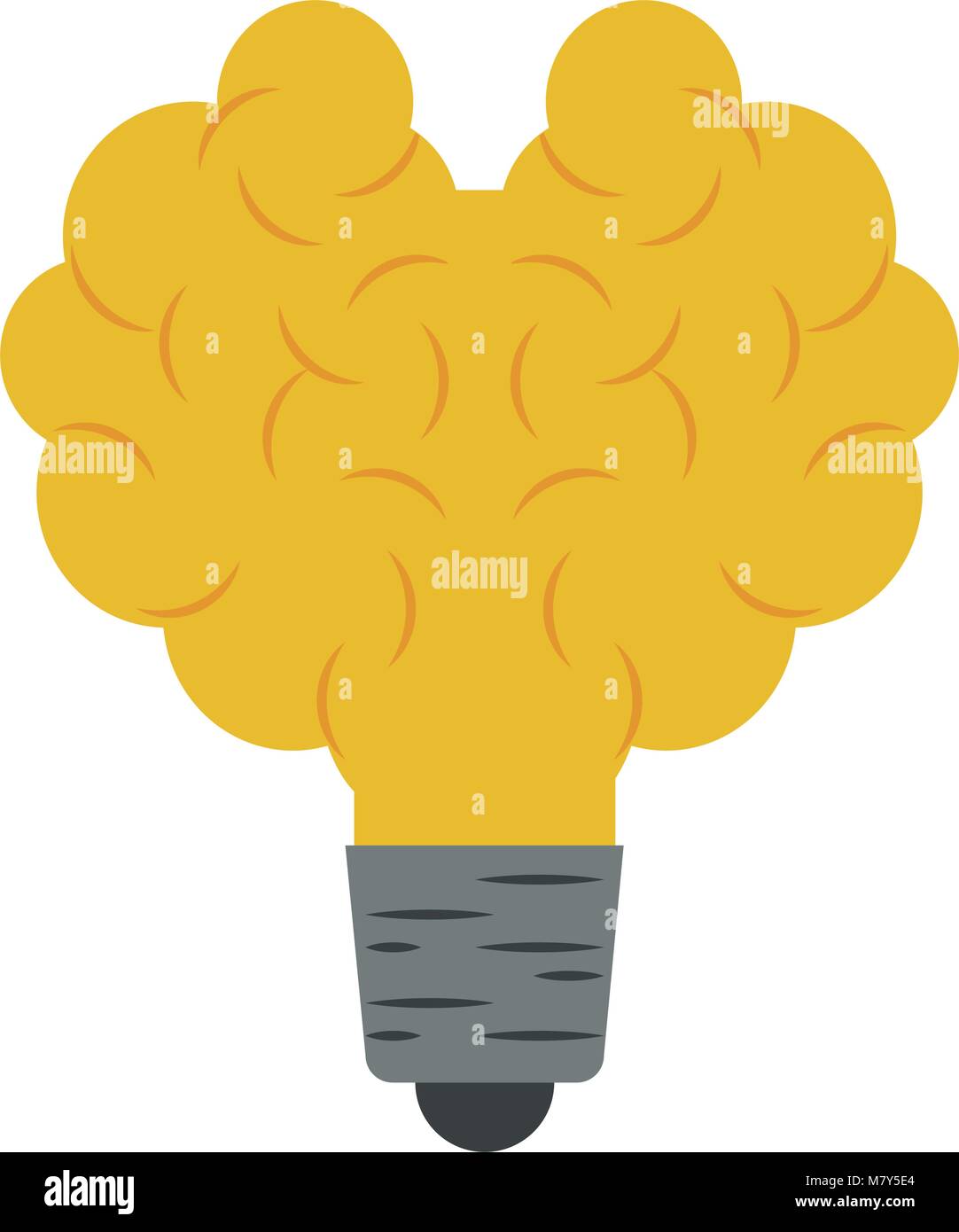Bulb and idea symbol vector illustration graphic design Stock Vector ...