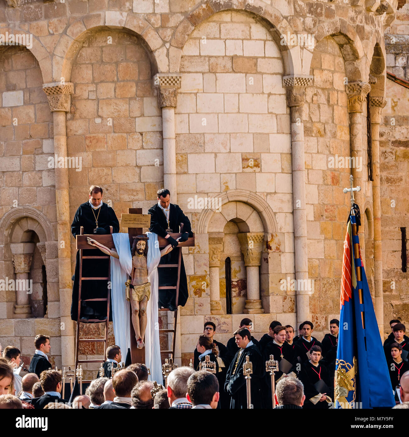ZAMORA, SPAIN - MARCH 25, 2016: Traditional Spanish Holy Week ...