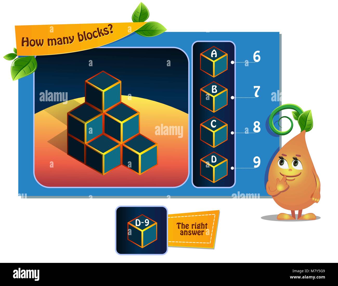 educational game for kids, puzzle. development of spatial thinking in ...