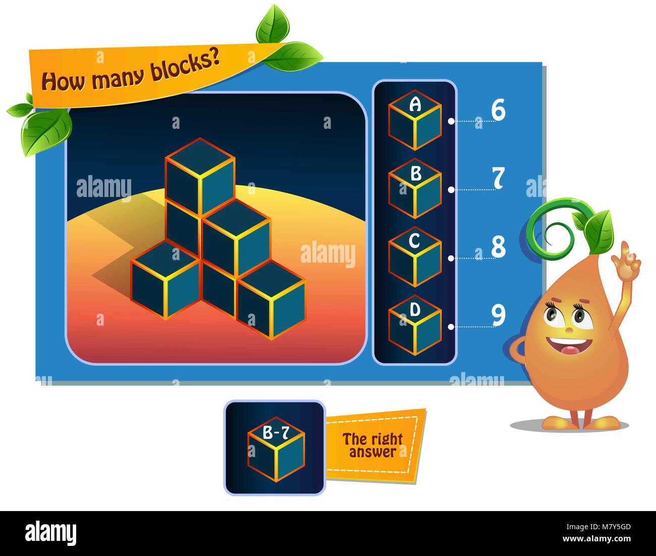 educational game for kids, puzzle. development of spatial thinking in ...