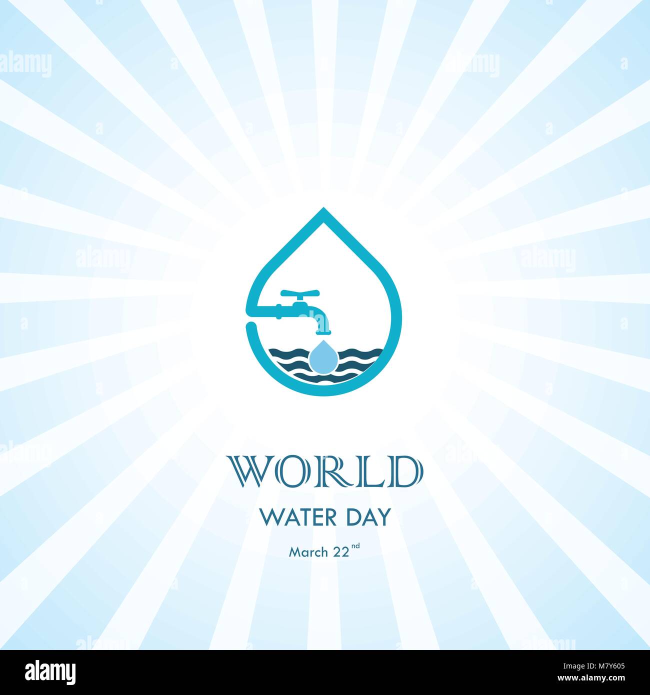 Water drop and water tap icon vector logo design template.World Water ...