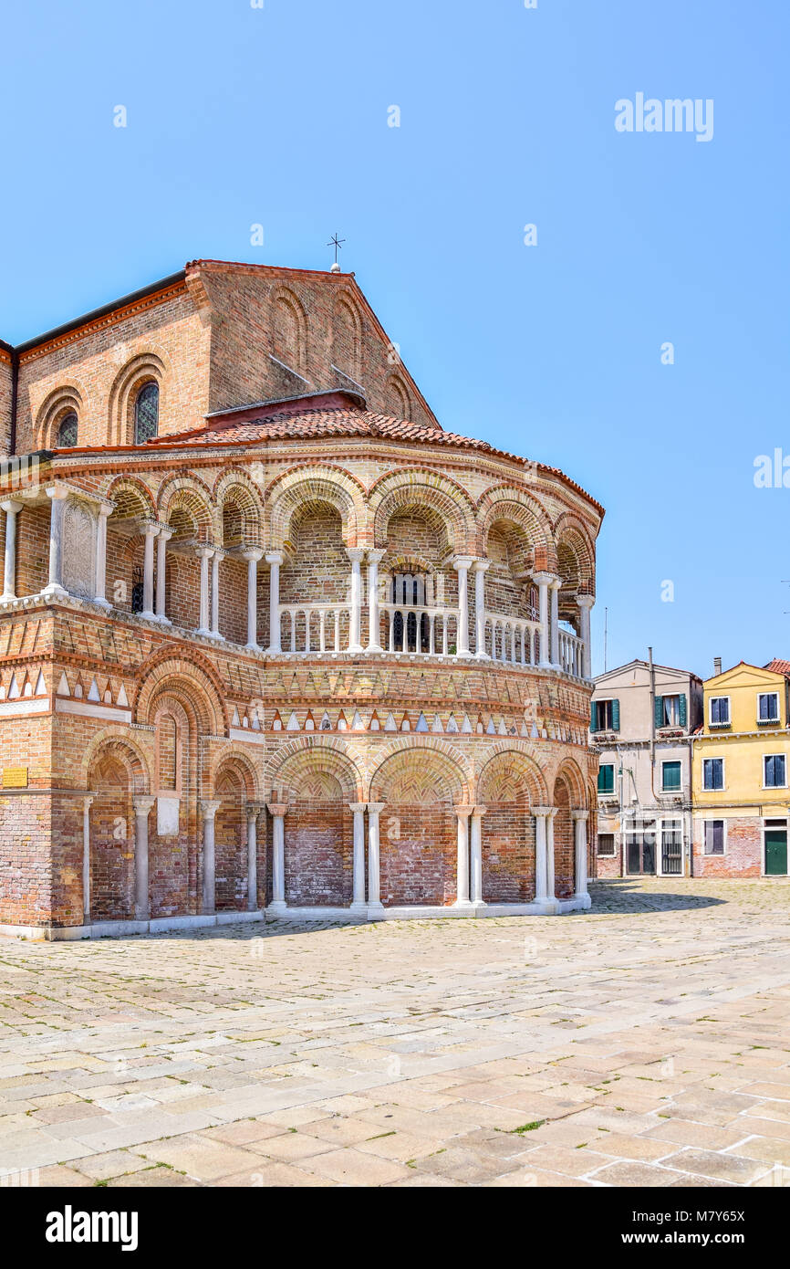The Church of Santa Maria e San Donato on Murano Island, Venice Stock ...