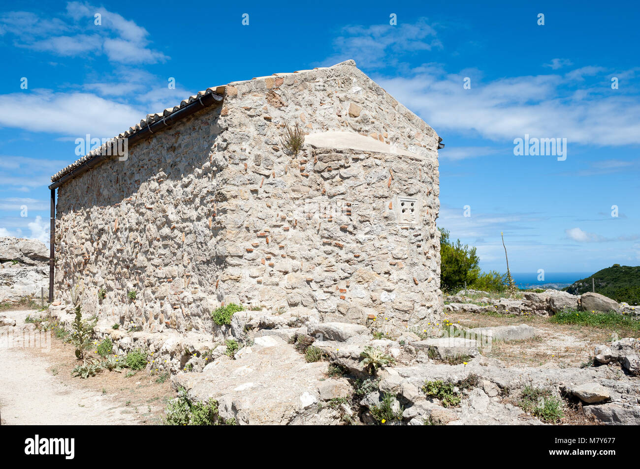 Angelokastro byzantine castle hi-res stock photography and images - Alamy