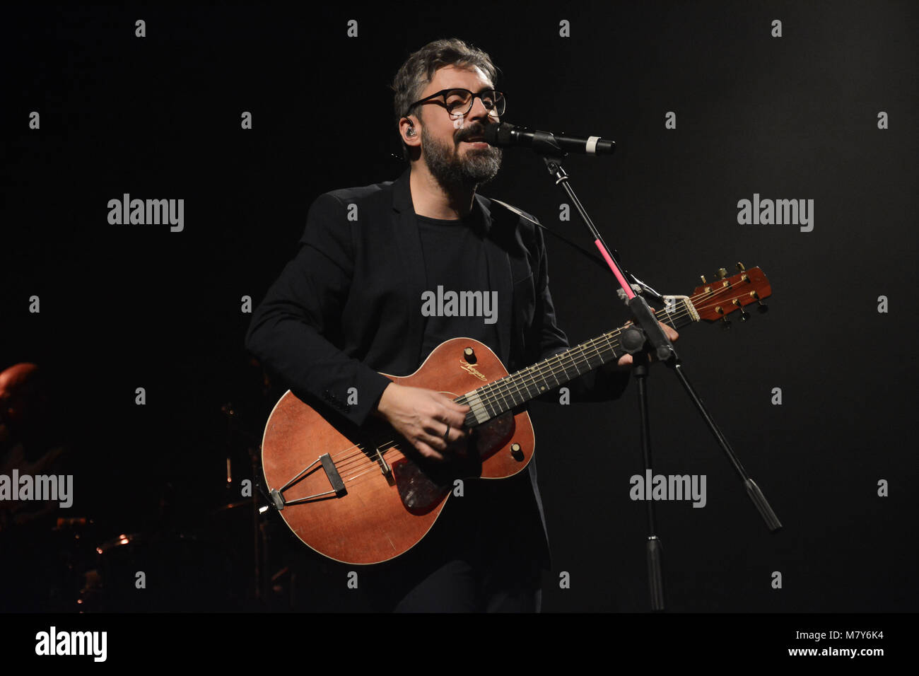 Naples, Italy. 26th Feb, 2018. The Italian singer and song-writer Dario ...