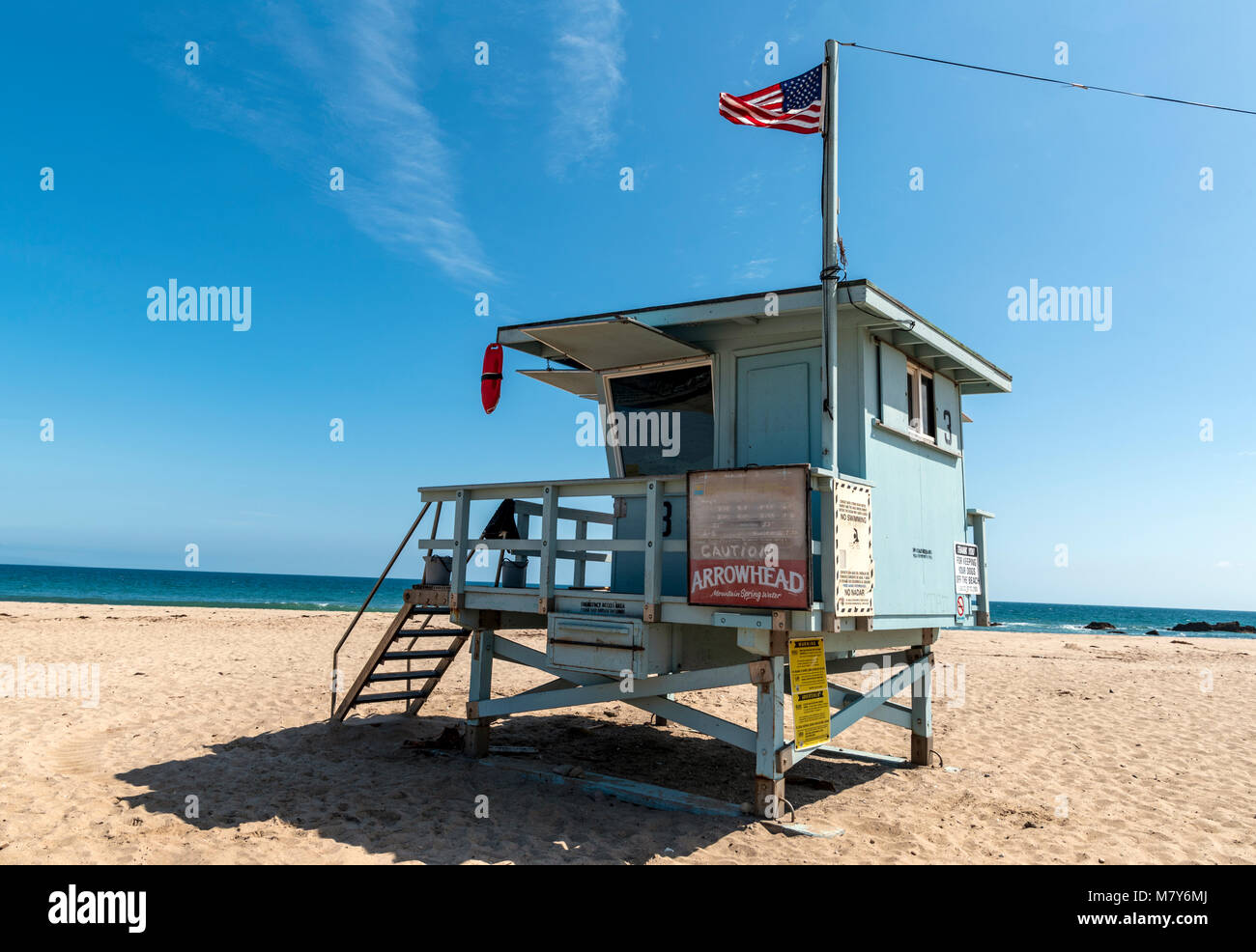 Malibu lifeguard tower hi-res stock photography and images - Alamy