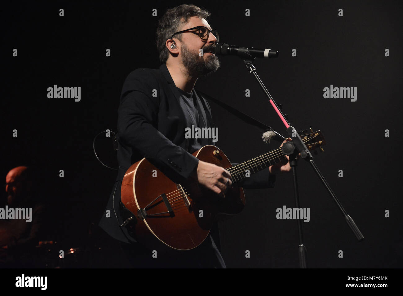 Naples, Italy. 26th Feb, 2018. The Italian singer and song-writer Dario ...