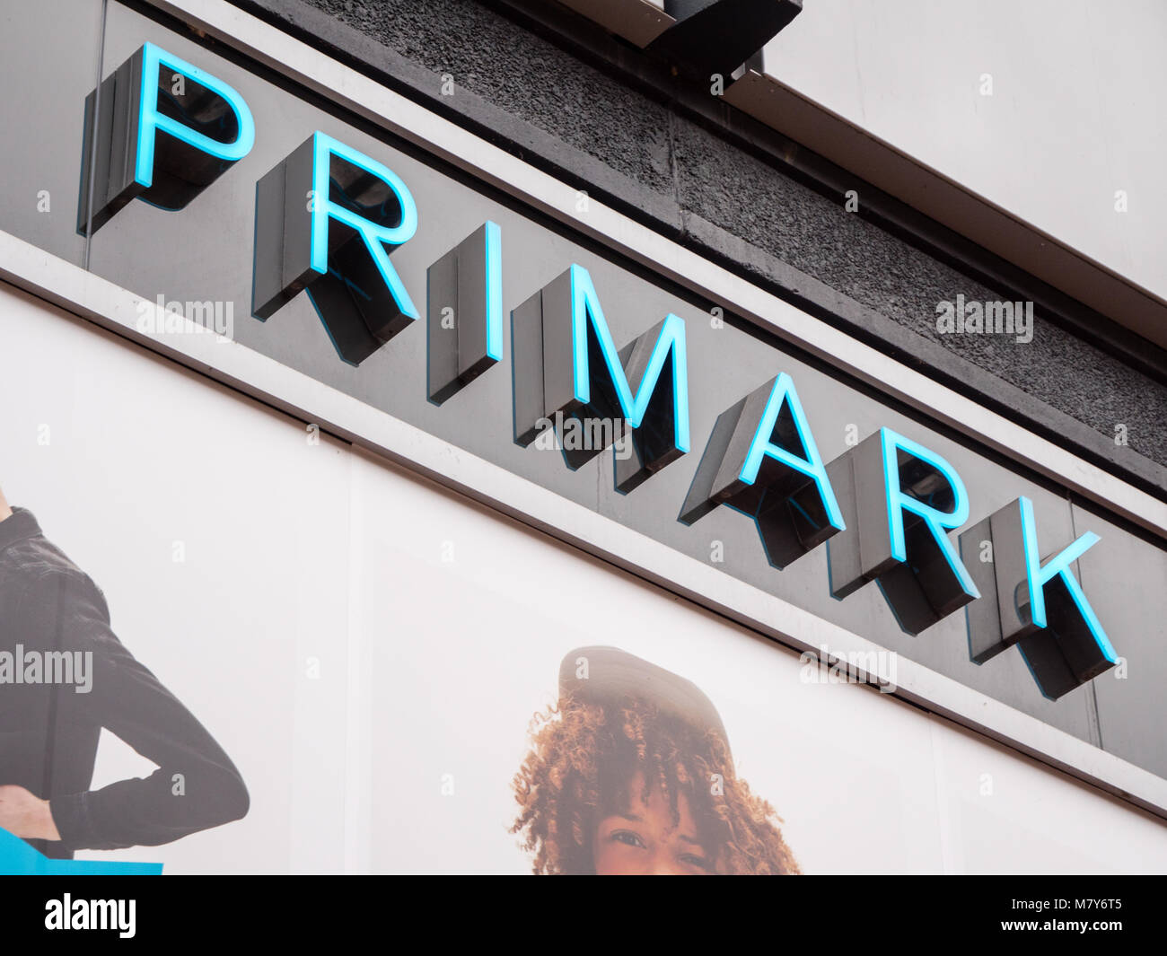 Primark Store, with Multi Ethnic, Advertising, Reading, Berkshire ...