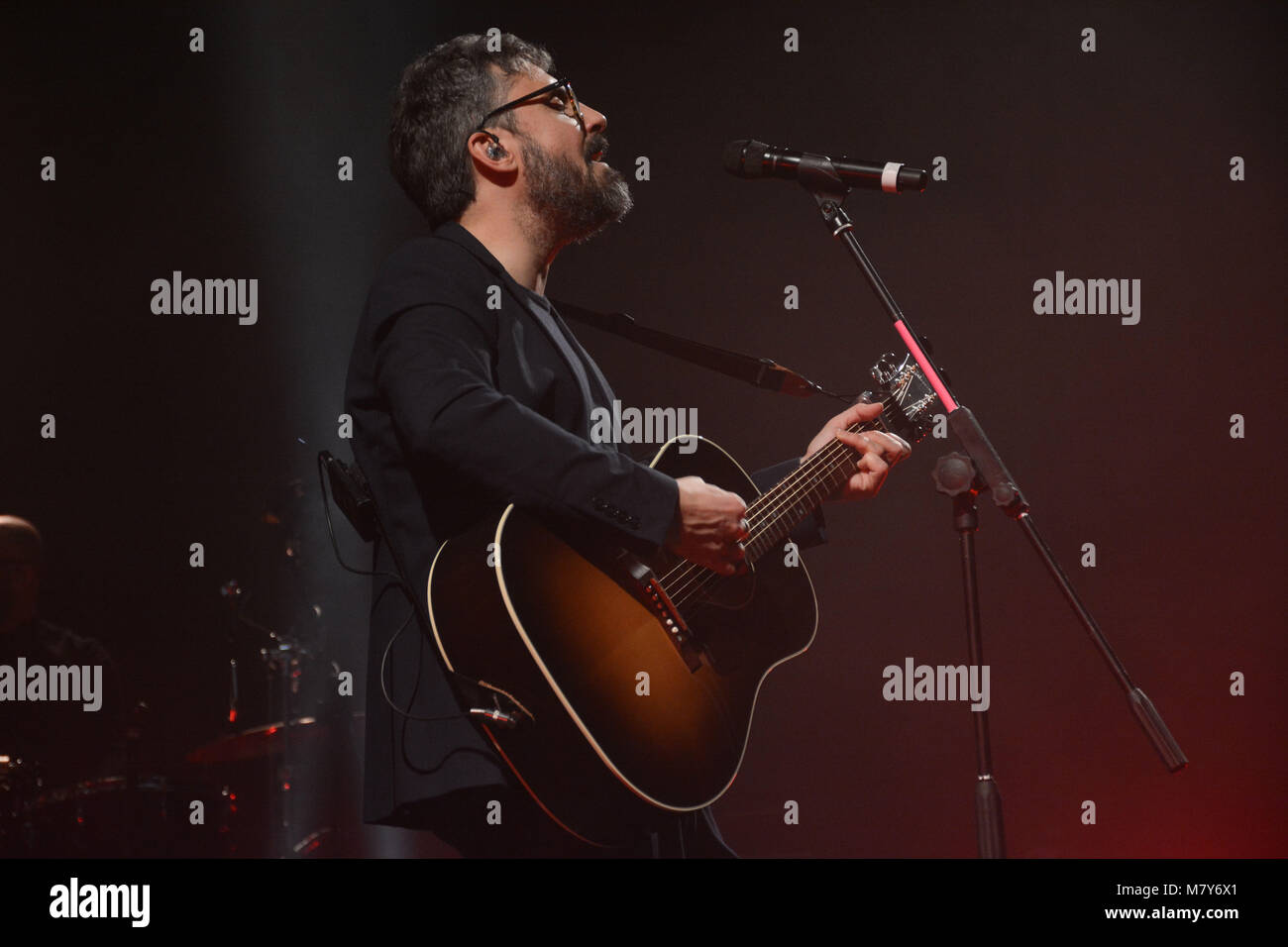 Naples, Italy. 26th Feb, 2018. The Italian singer and song-writer Dario ...