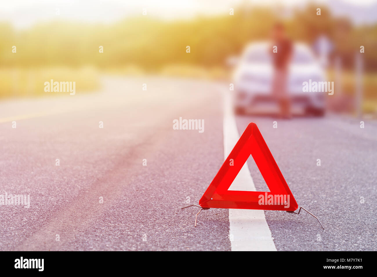 Broken road sign side road hi-res stock photography and images - Alamy