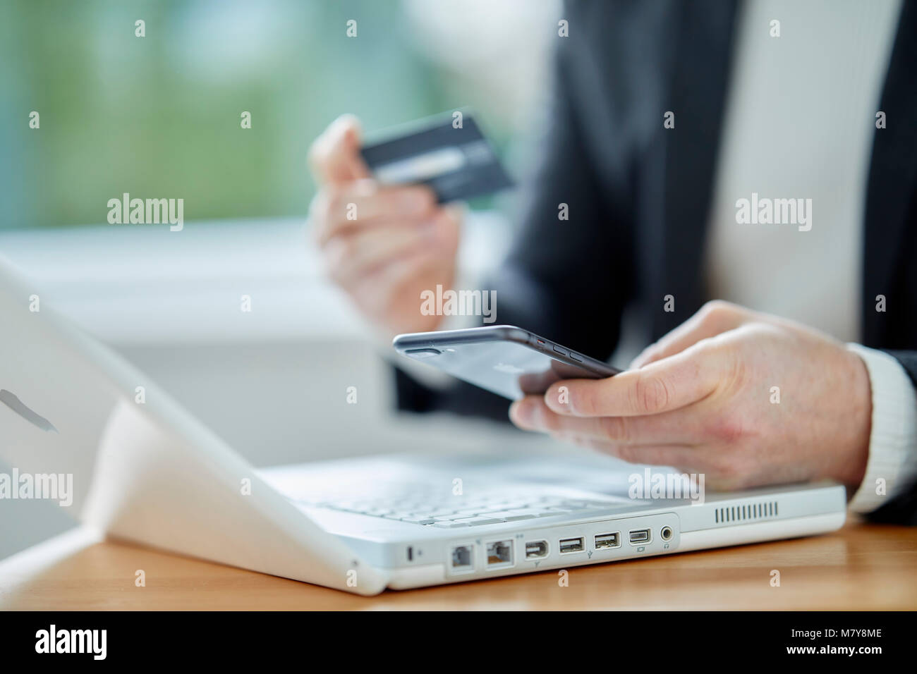 Credit card finance man hi-res stock photography and images - Alamy