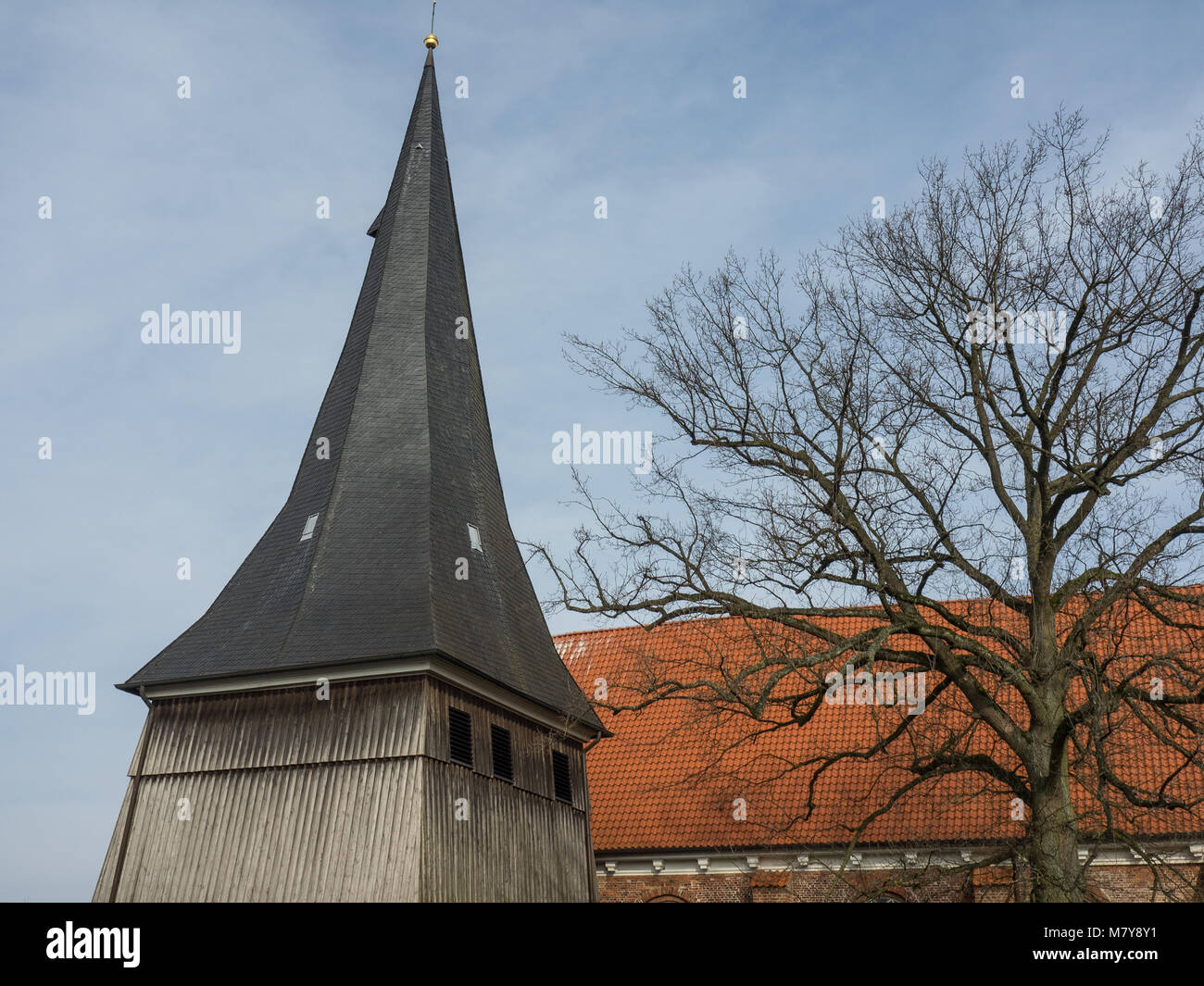 The small City of jork in germany Stock Photo - Alamy