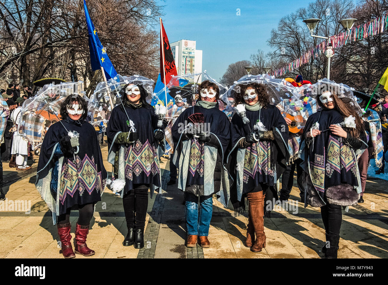 Highlights of Surva Festival of Pernik (near Sofia, Bulgaria), the most important parade of ...