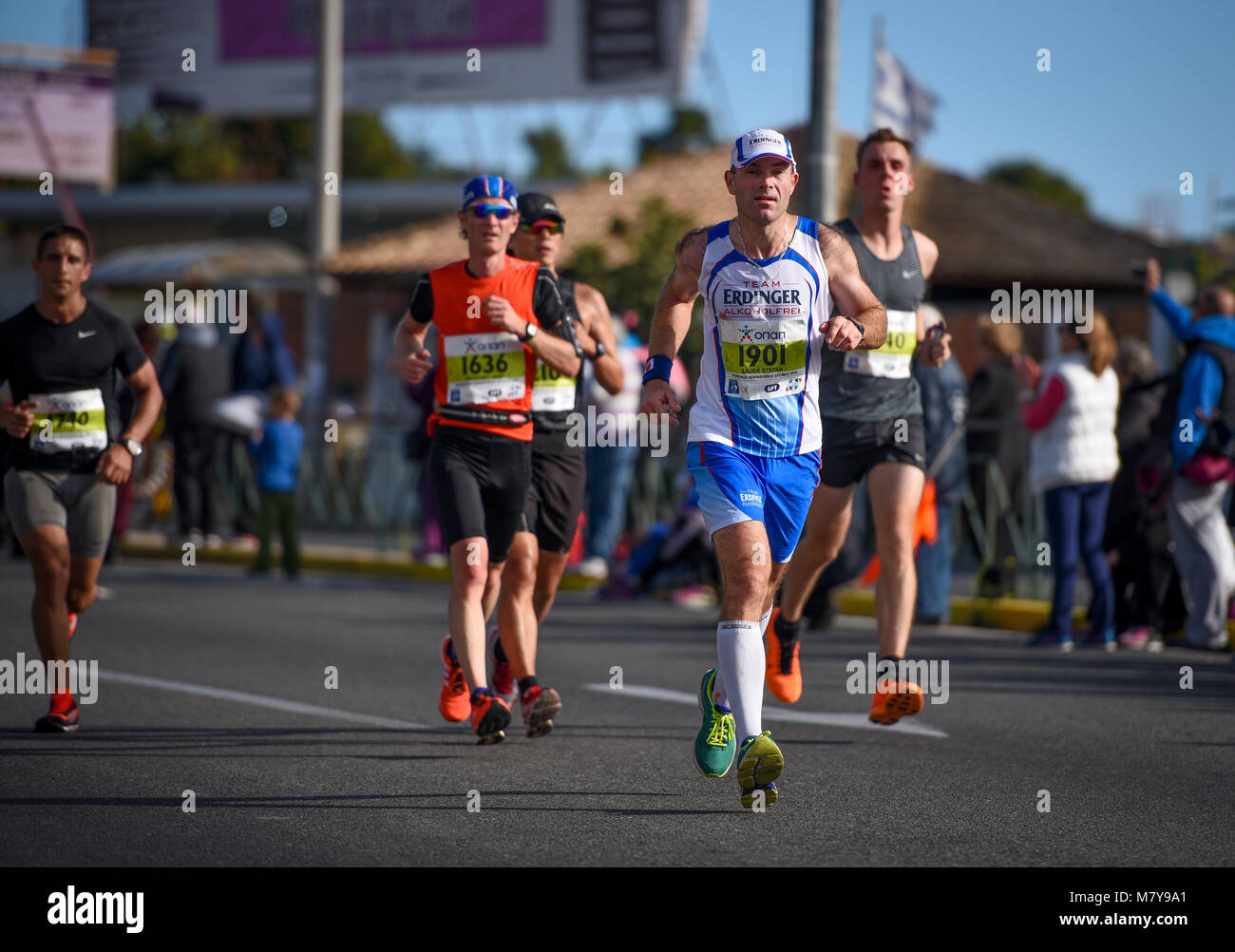 ATHENS,GREECE - NOV 13-2016: 34nd Athens Classic Marathon.Over 50,000 ...